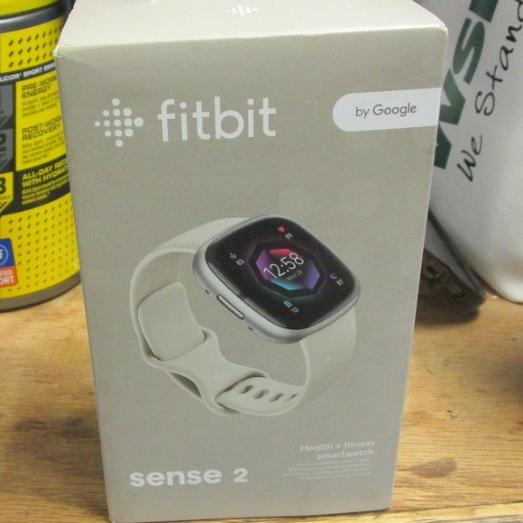 fitbit | Wearables | Fitbit Sense 2 Platinum Aluminum Smartwatch W ...